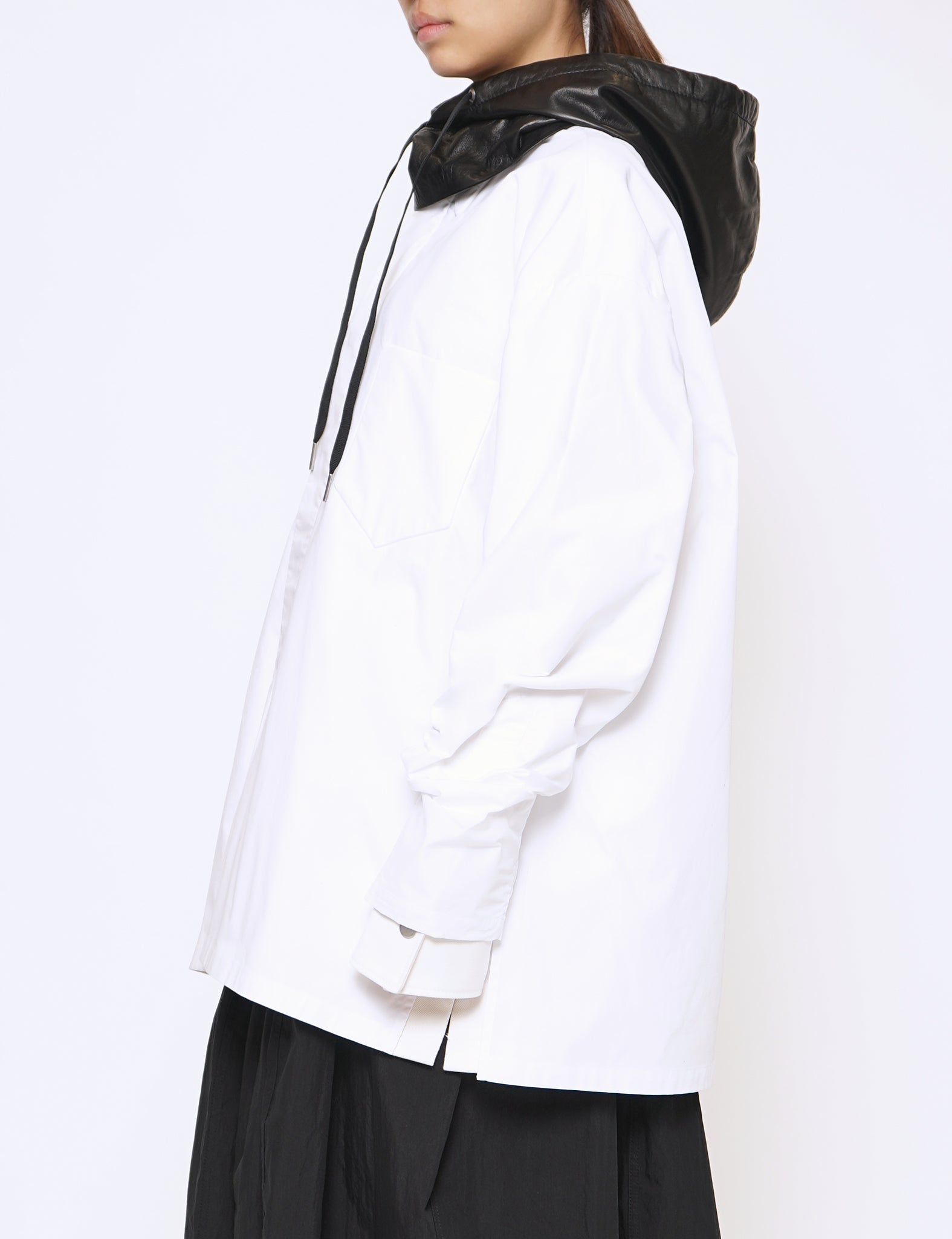 KARMUEL YOUNG BLACK CALF LEATHER BALACLAVA