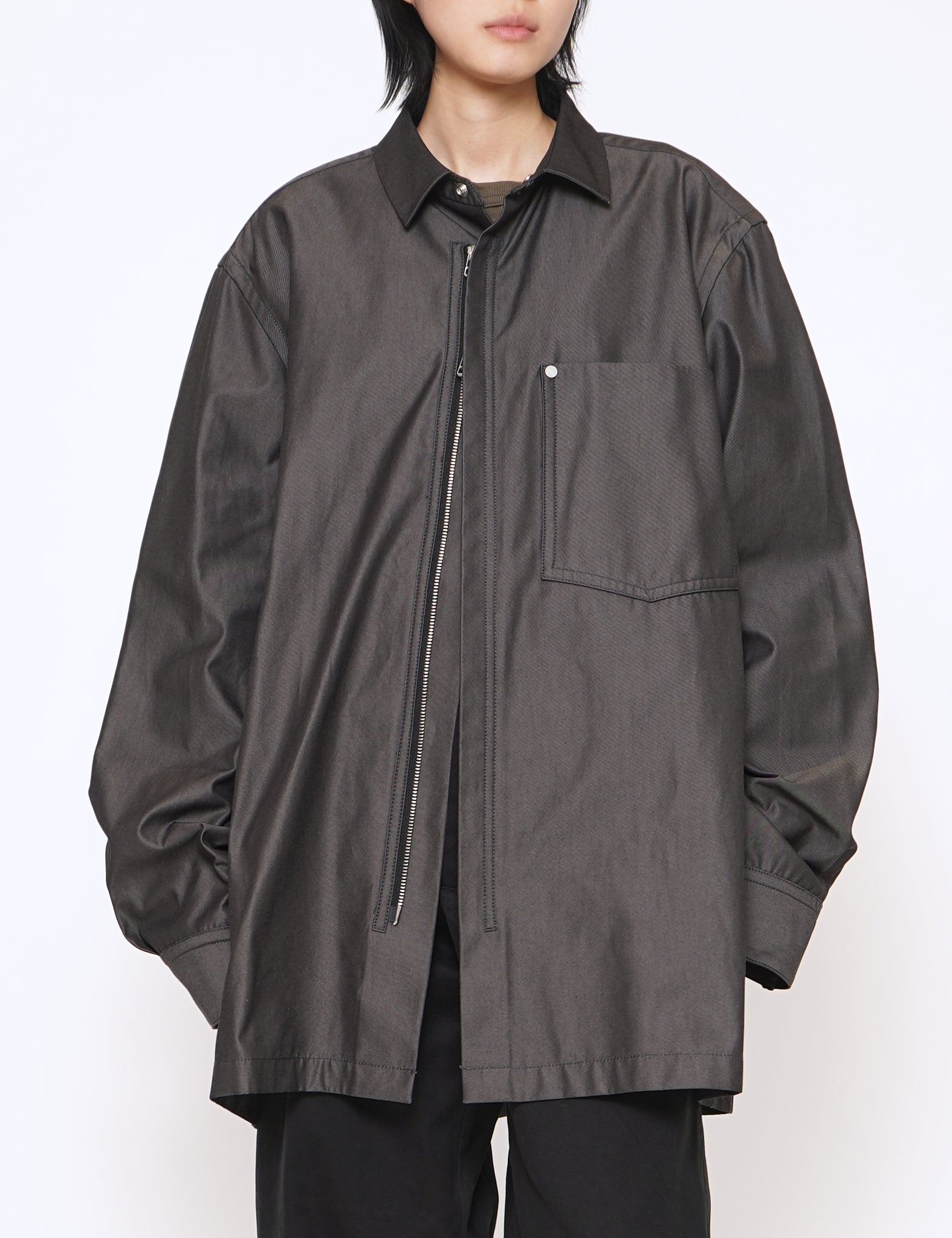 OMAR AFRIDI MIDNIGHT LAPIS SHIRT