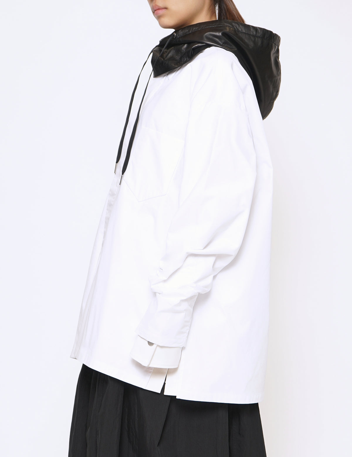 KARMUEL YOUNG BLACK CALF LEATHER BALACLAVA